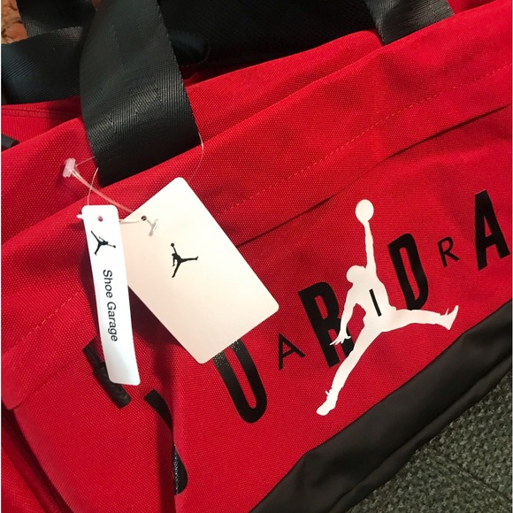 Jordan | Bags | Fire Red Air Jumpman Gym Bag | Poshmark